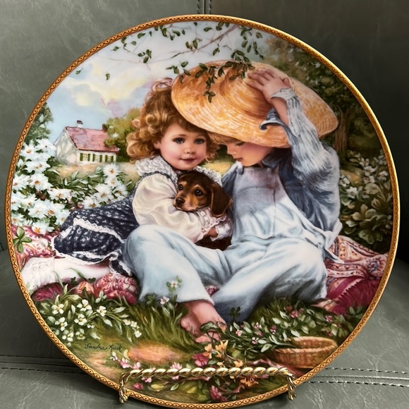 Reco | Accents | Vintage 989 Sandra Kuck A Time To Love Collectors Plate 4434a | Poshmark